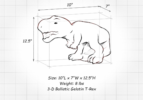 Clear Ballistics | Kentucky Ballistics 3-D T-Rex Target